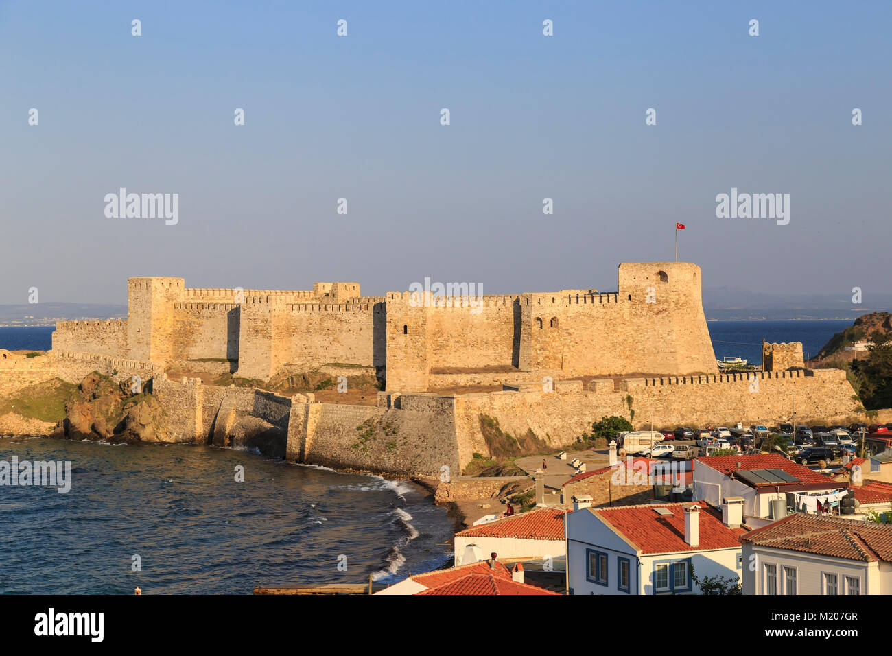 Bozcaada, Turkey: August 11, 2016: Bozcaada castle view Stock Photo - Alamy