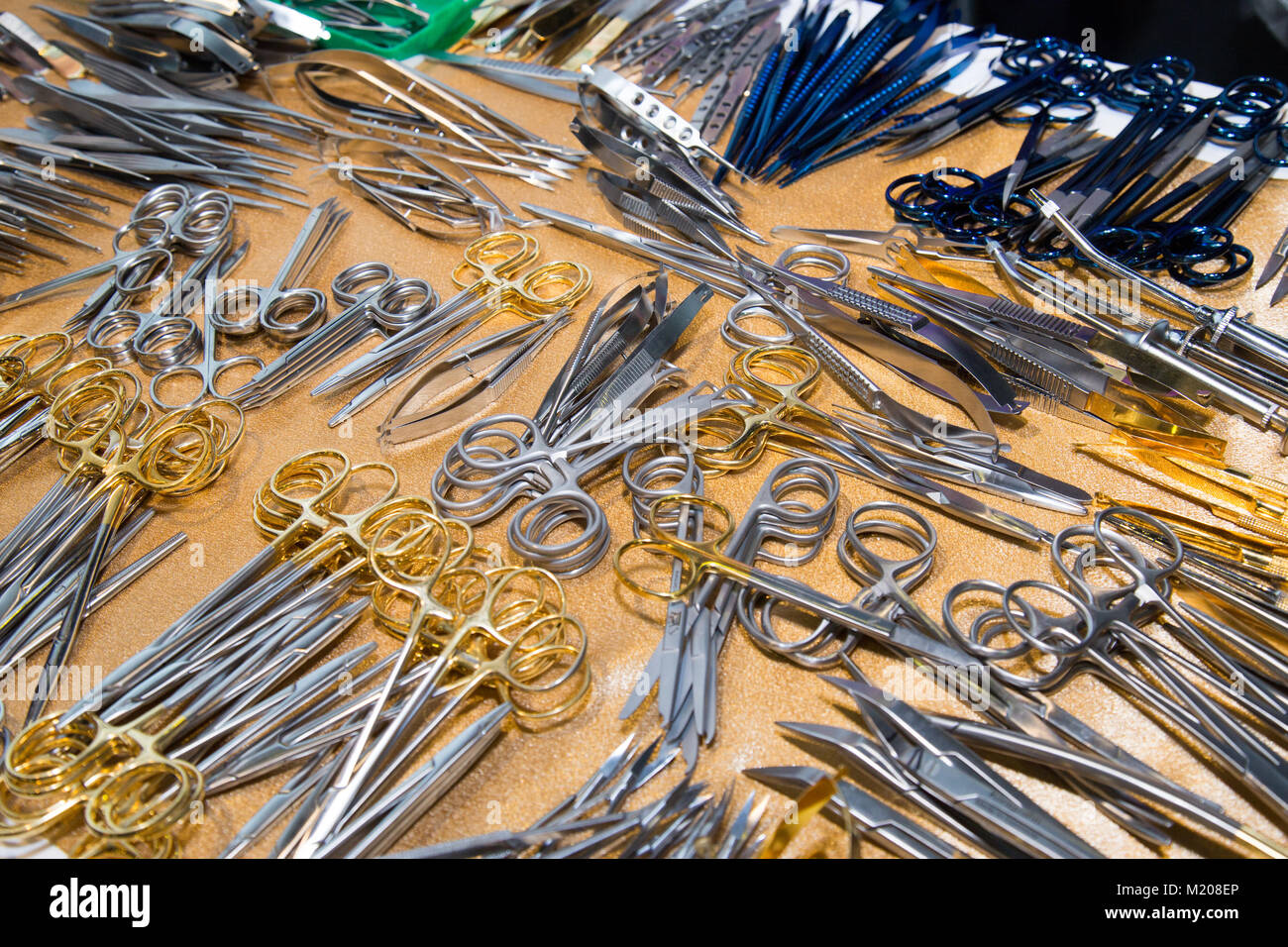 Stacked closeup dentist tool Stock Photo - Alamy
