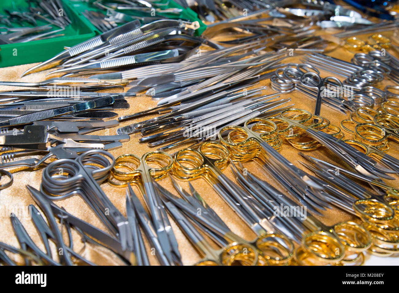 Stacked closeup dentist tool Stock Photo - Alamy