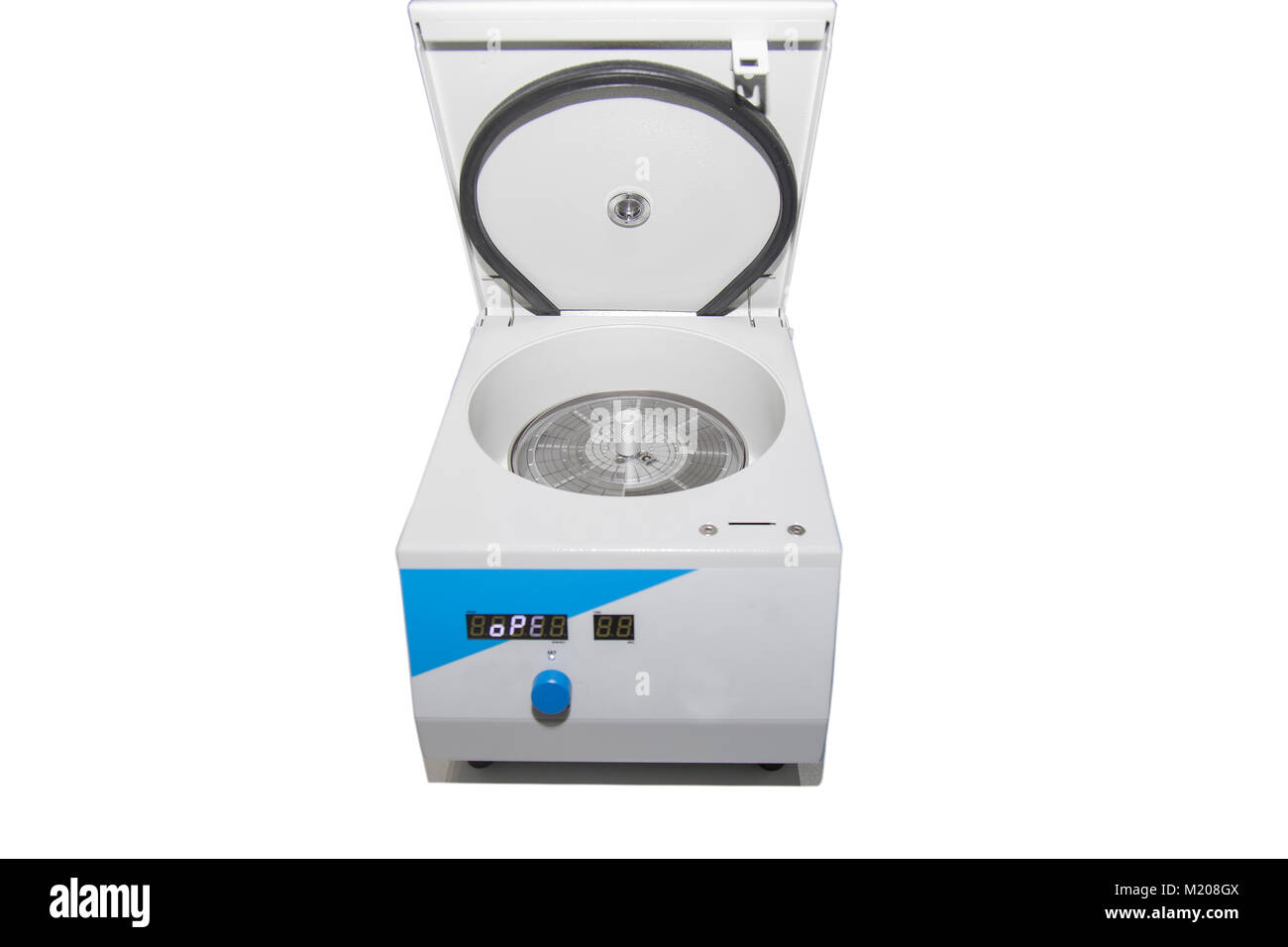 Isolated closeup view of centrifuge machine Stock Photo - Alamy