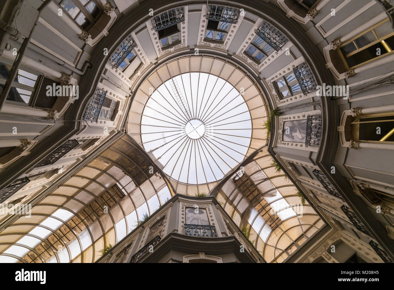 Istanbul, Turkey - May 19, 2017: Inside view from passage of Cicek ...