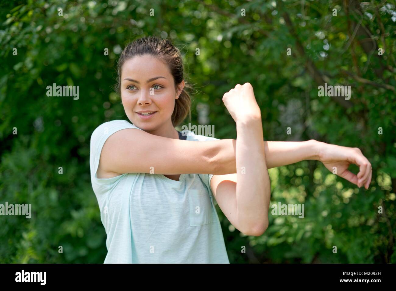 Triceps stretching hi-res stock photography and images - Alamy