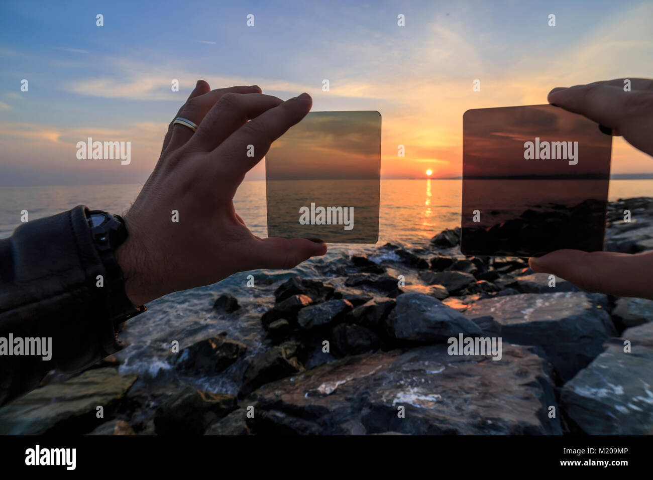 How to nd filter effects the image, reverse light image and very ...