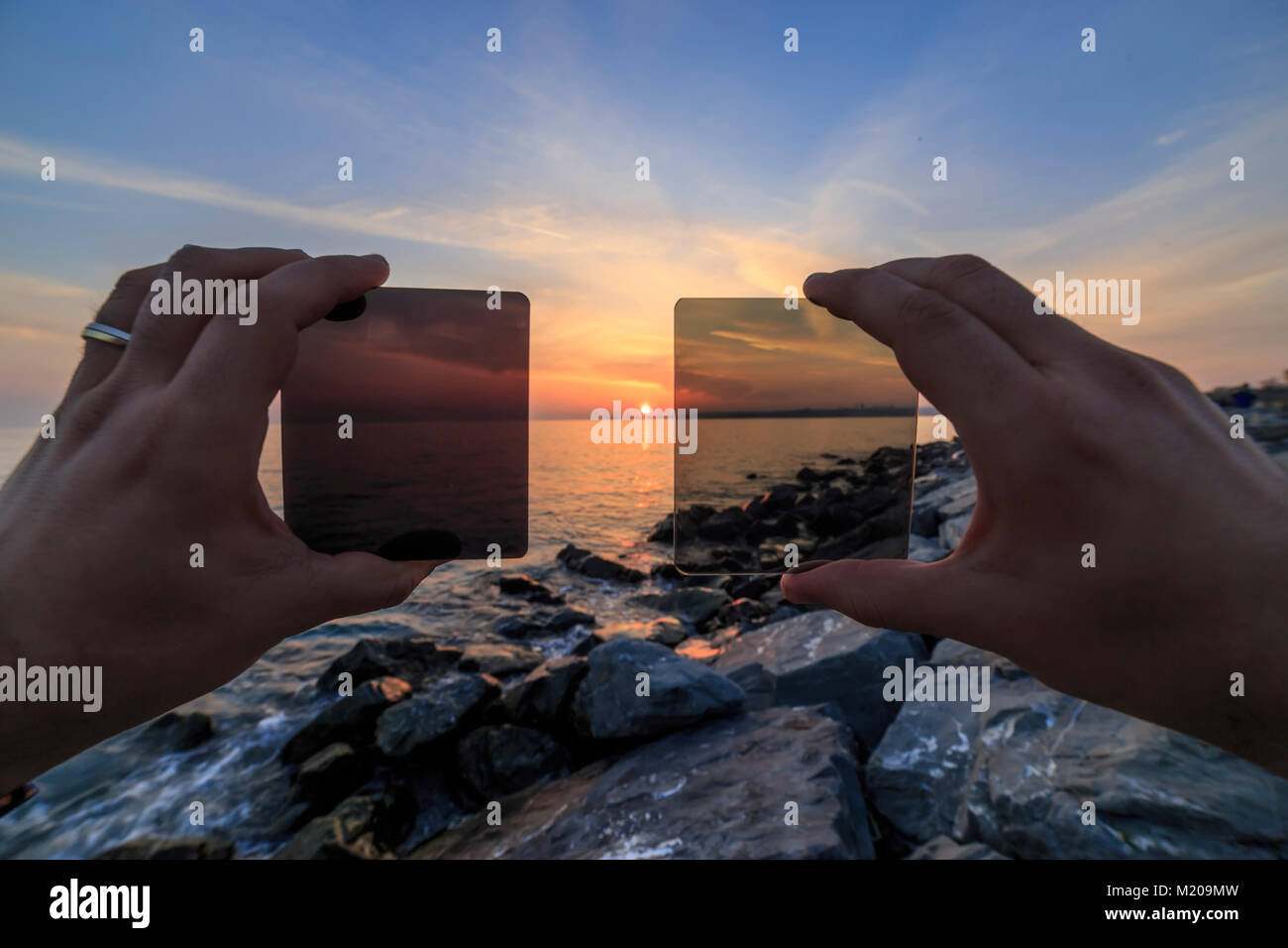How to nd filter effects the image, reverse light image and very ...