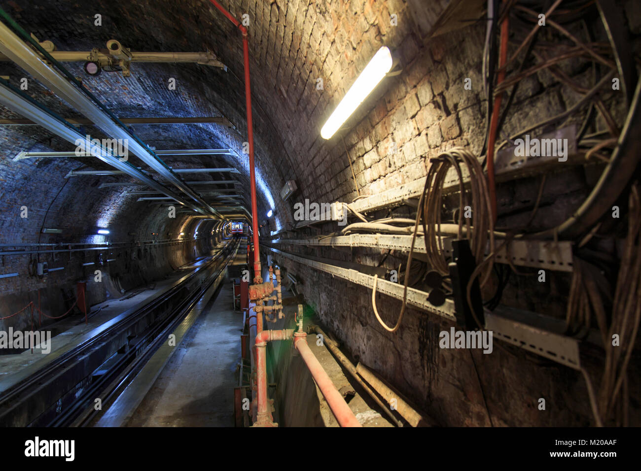 One of the oldest city metro lines view from Istanbul Stock Photo - Alamy
