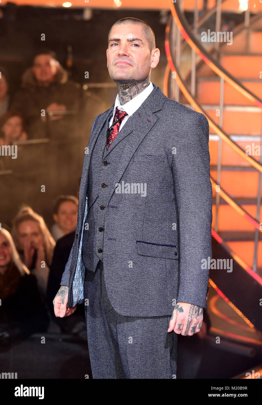 Shane Lynch is evicted during the Celebrity Big Brother Final, held at ...