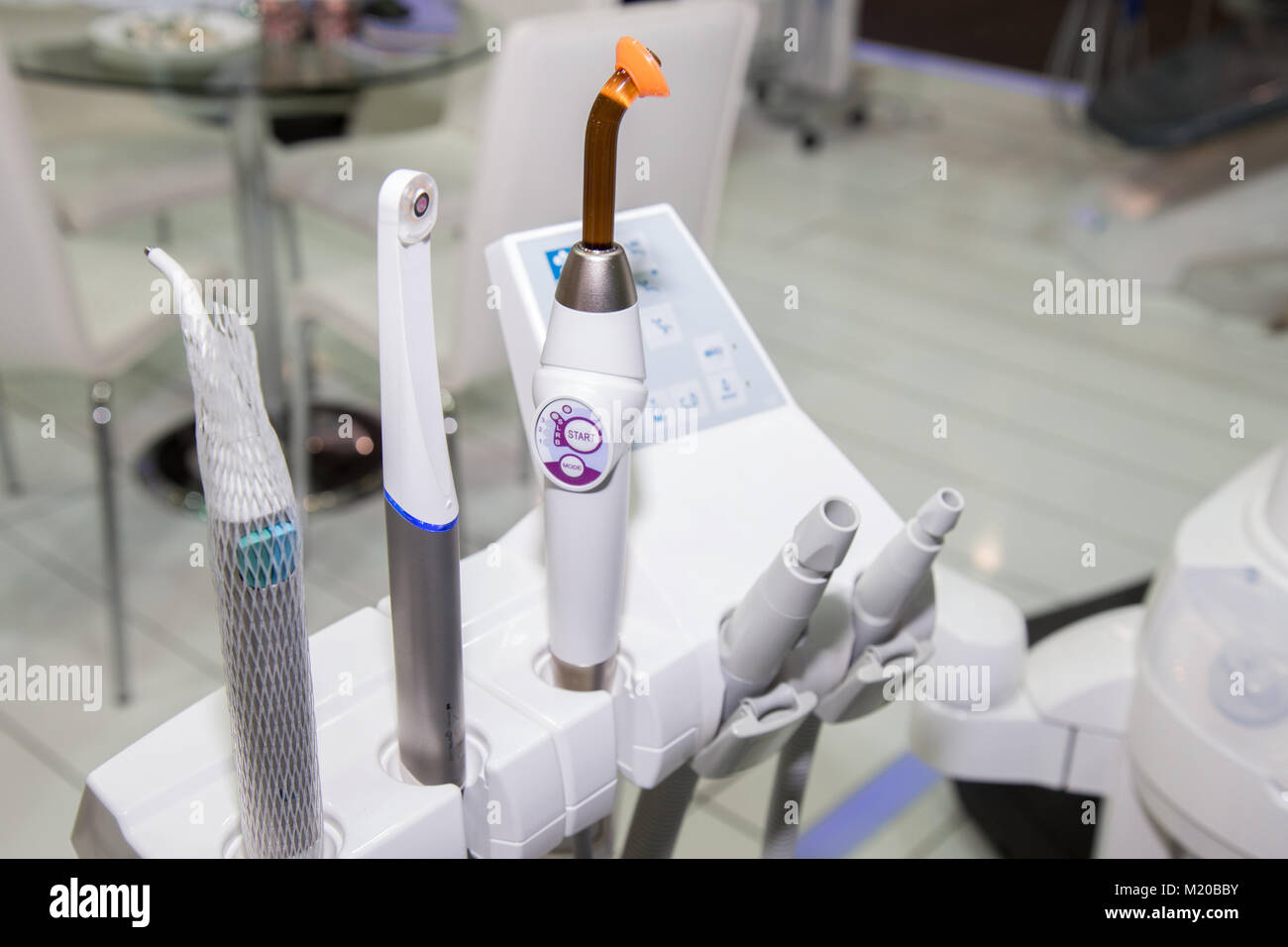 Closeup to endodontic machine for dentist surgery Stock Photo - Alamy