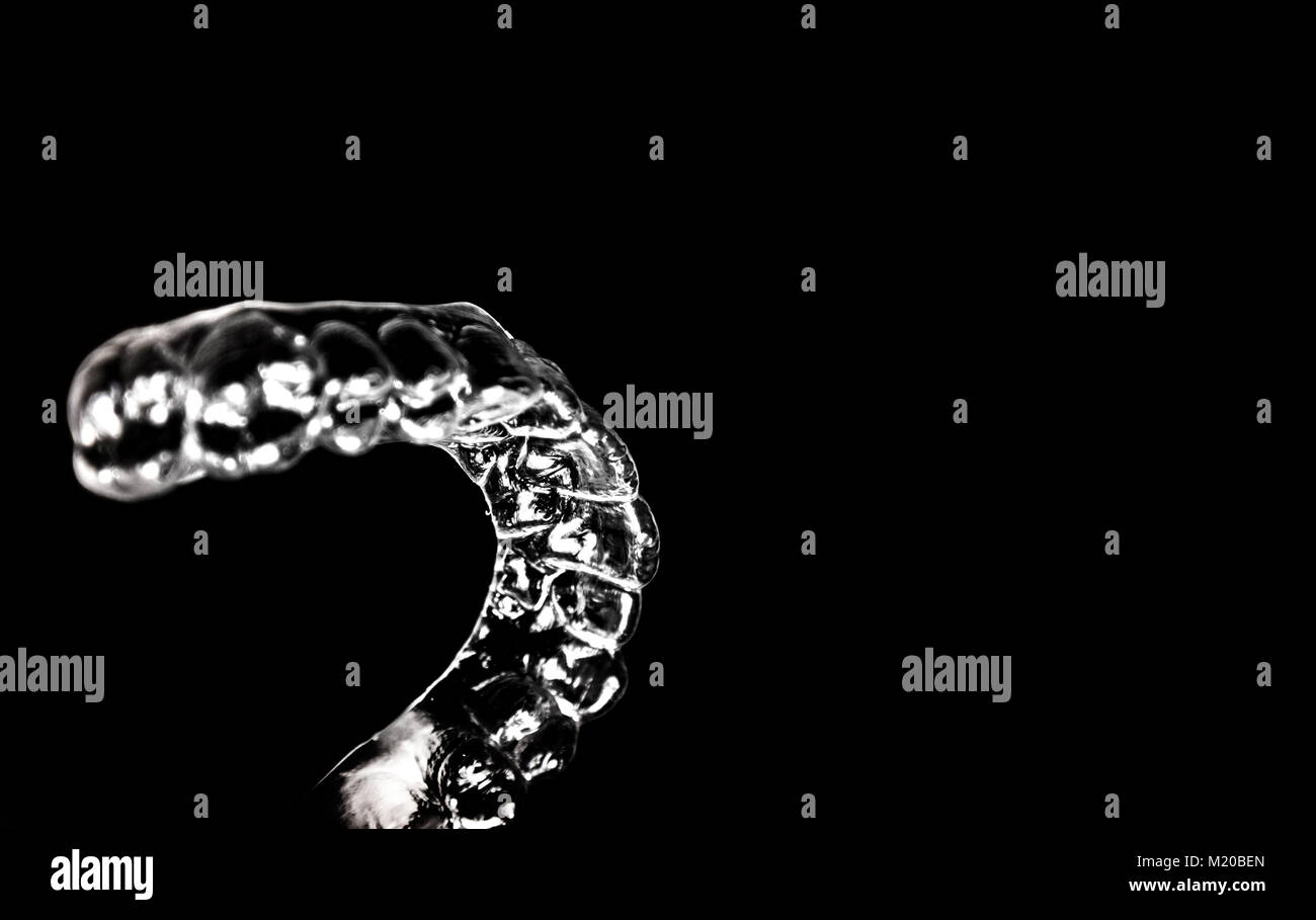 Isolated invis aligner view from studio Stock Photo - Alamy