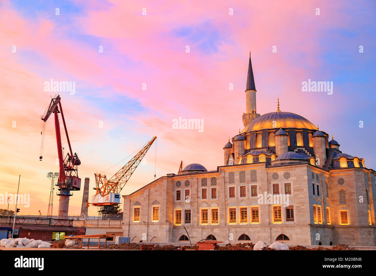 Container ship mosque marmara hi-res stock photography and images - Alamy