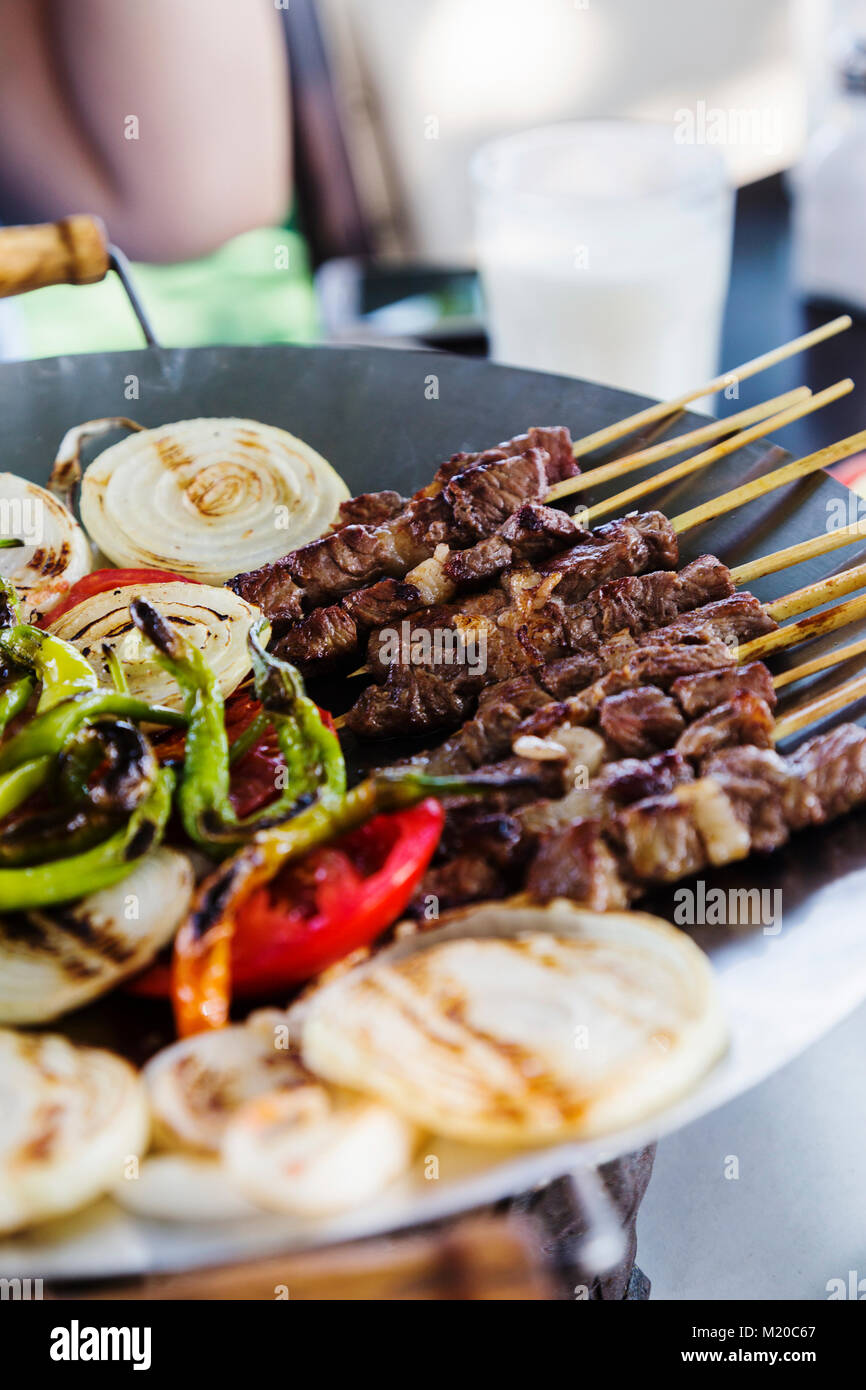 Turkish Traditional Food named as stick kebap Stock Photo - Alamy