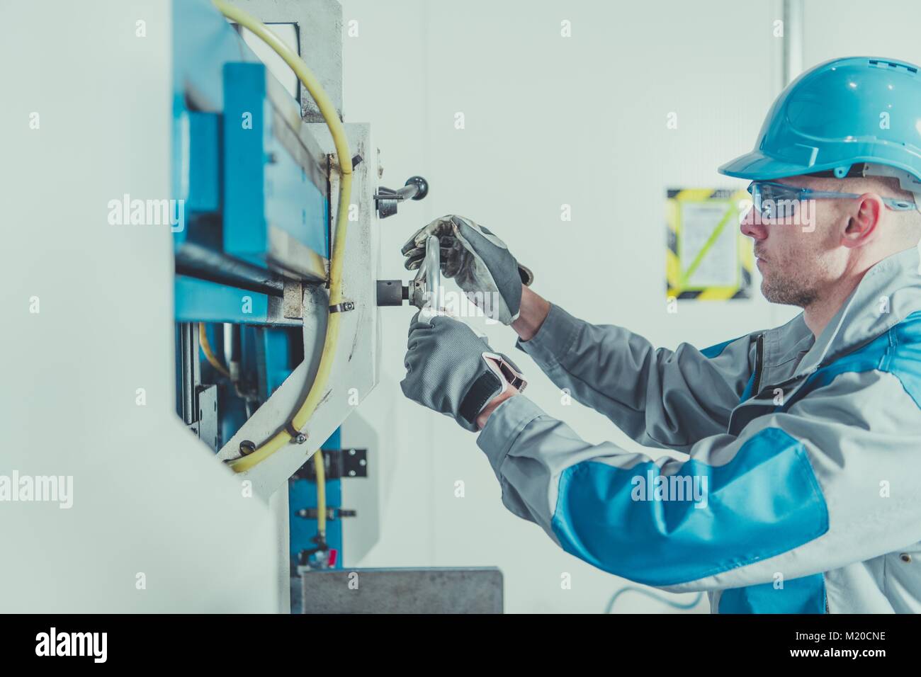 Turret lathe operator hi-res stock photography and images - Alamy