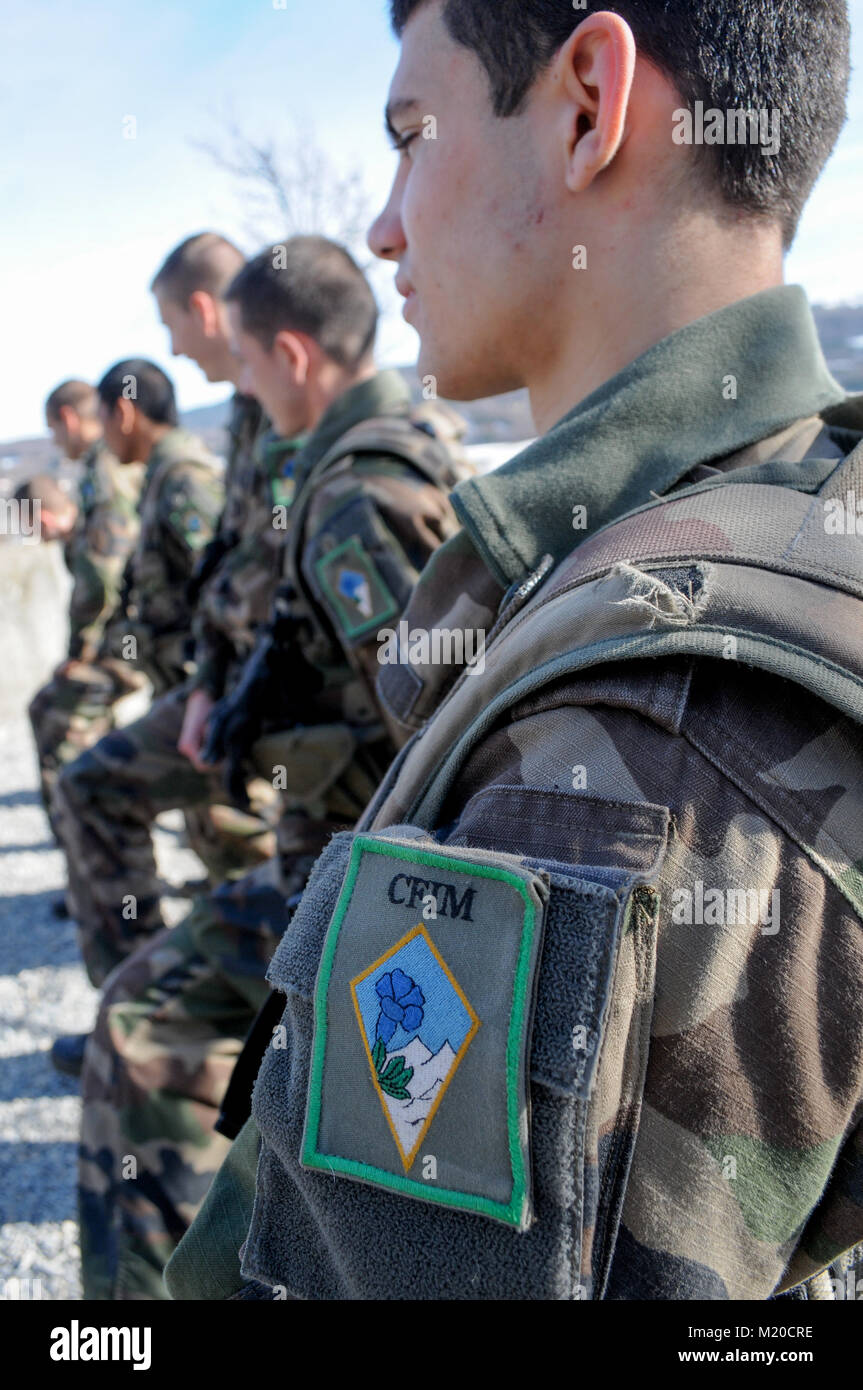 Young French Volunteers at CFIM (Initial Military Training Center) in ...