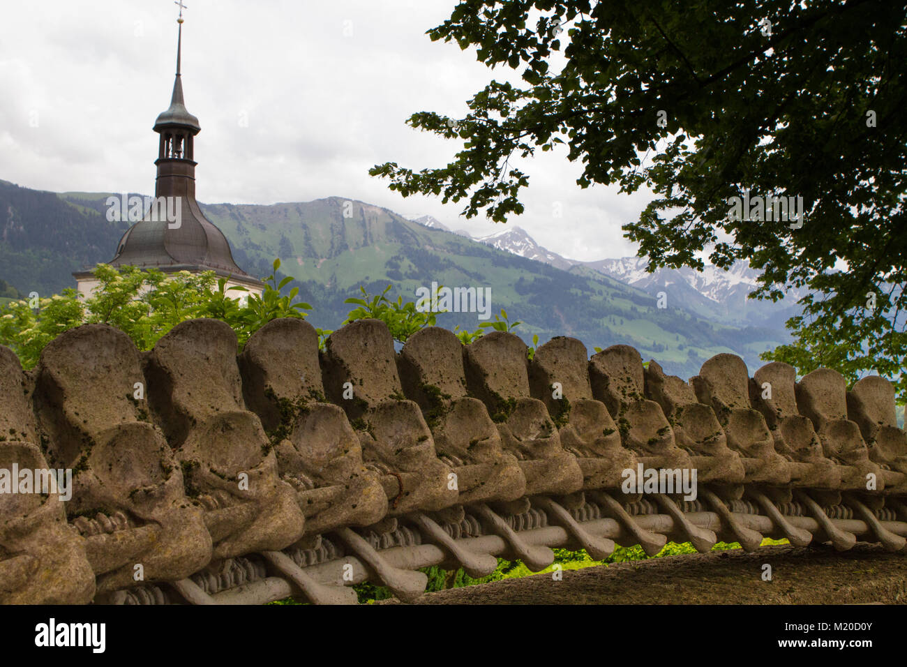 Idyllic Medieval the small Castle Swiss Village Gruyeres, Switzerland ...