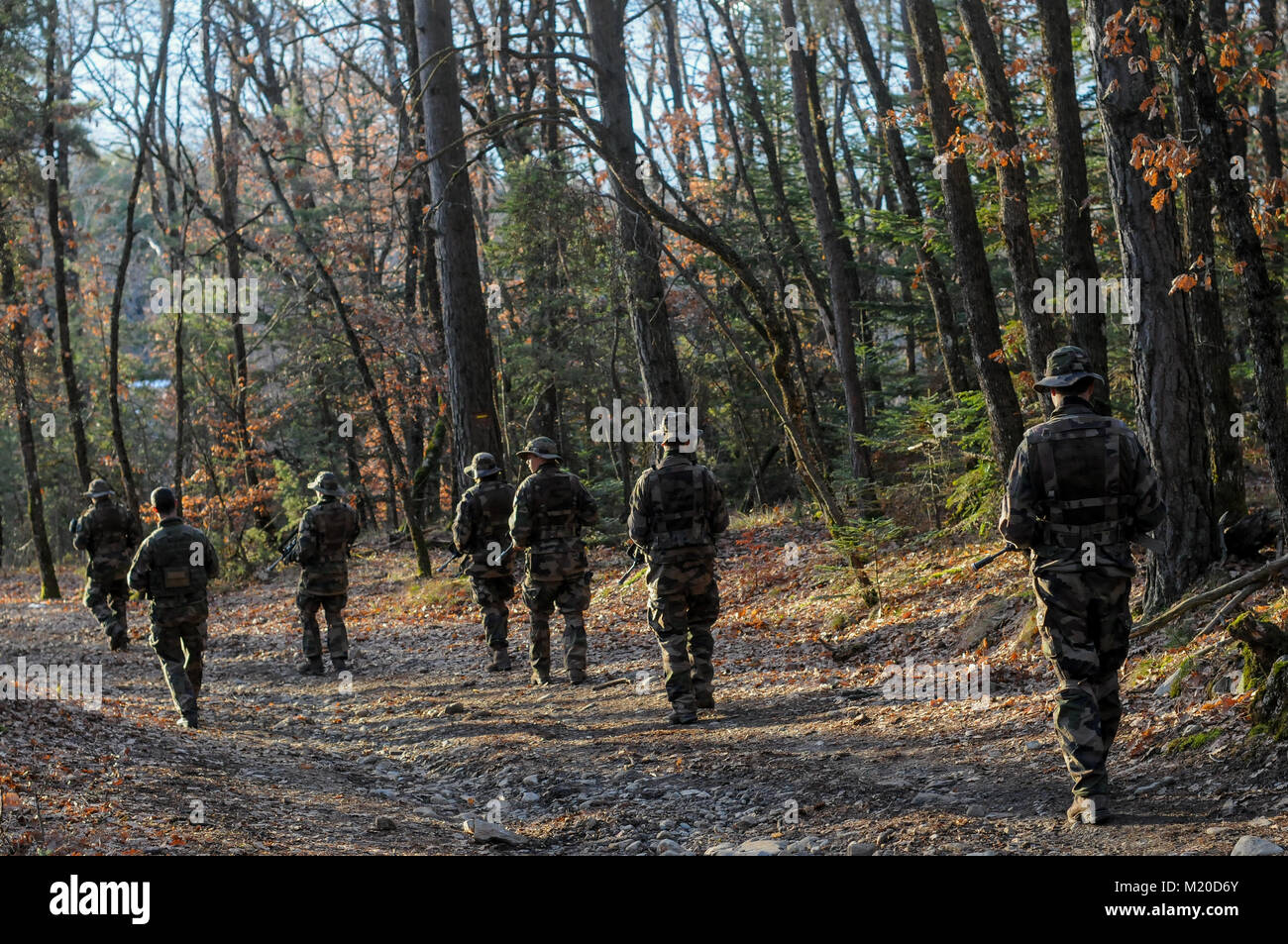 Young French Volunteers at CFIM (Initial Military Training Center) in ...