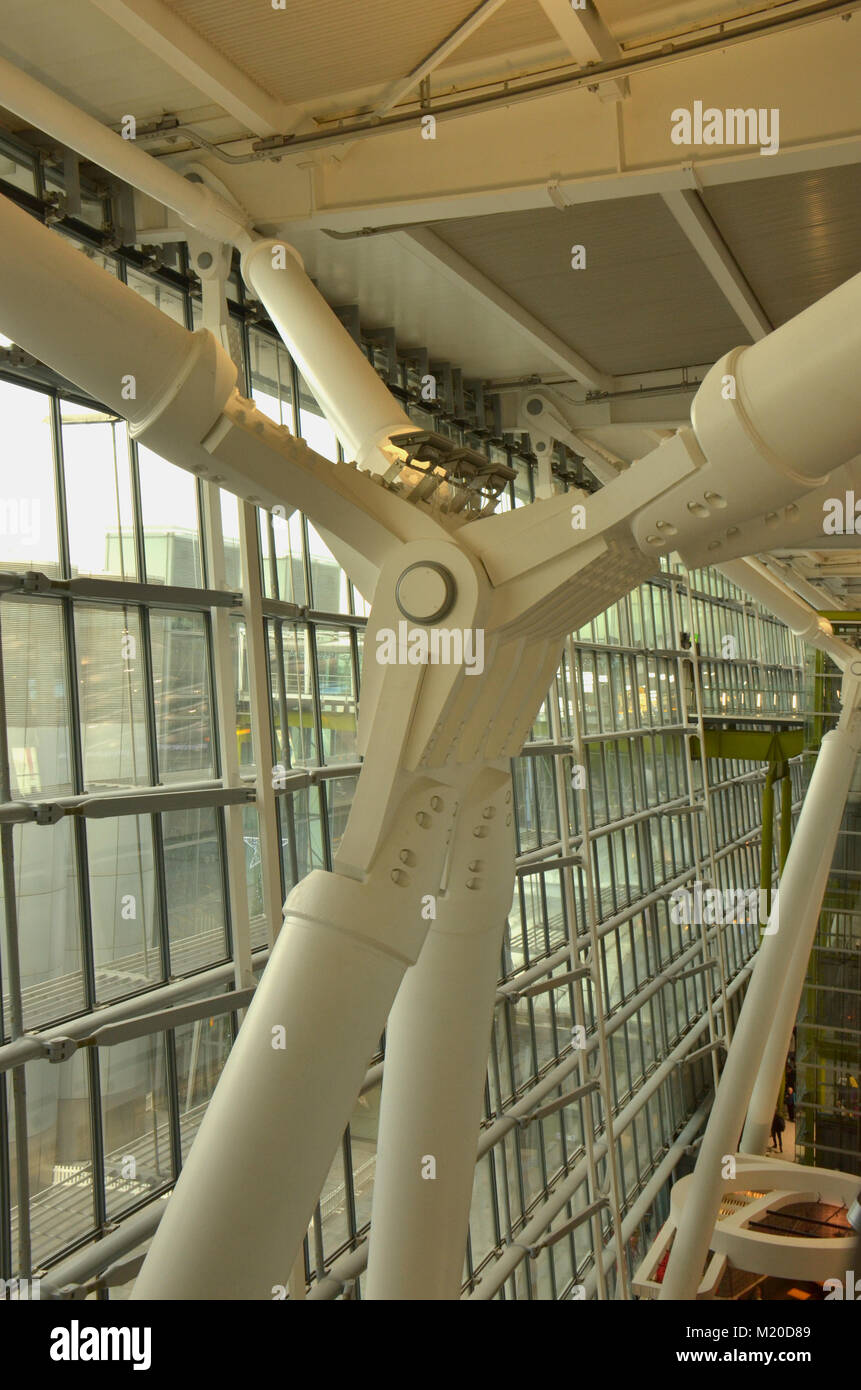 Part of the architecture of Heathrow airport, London, England Stock ...