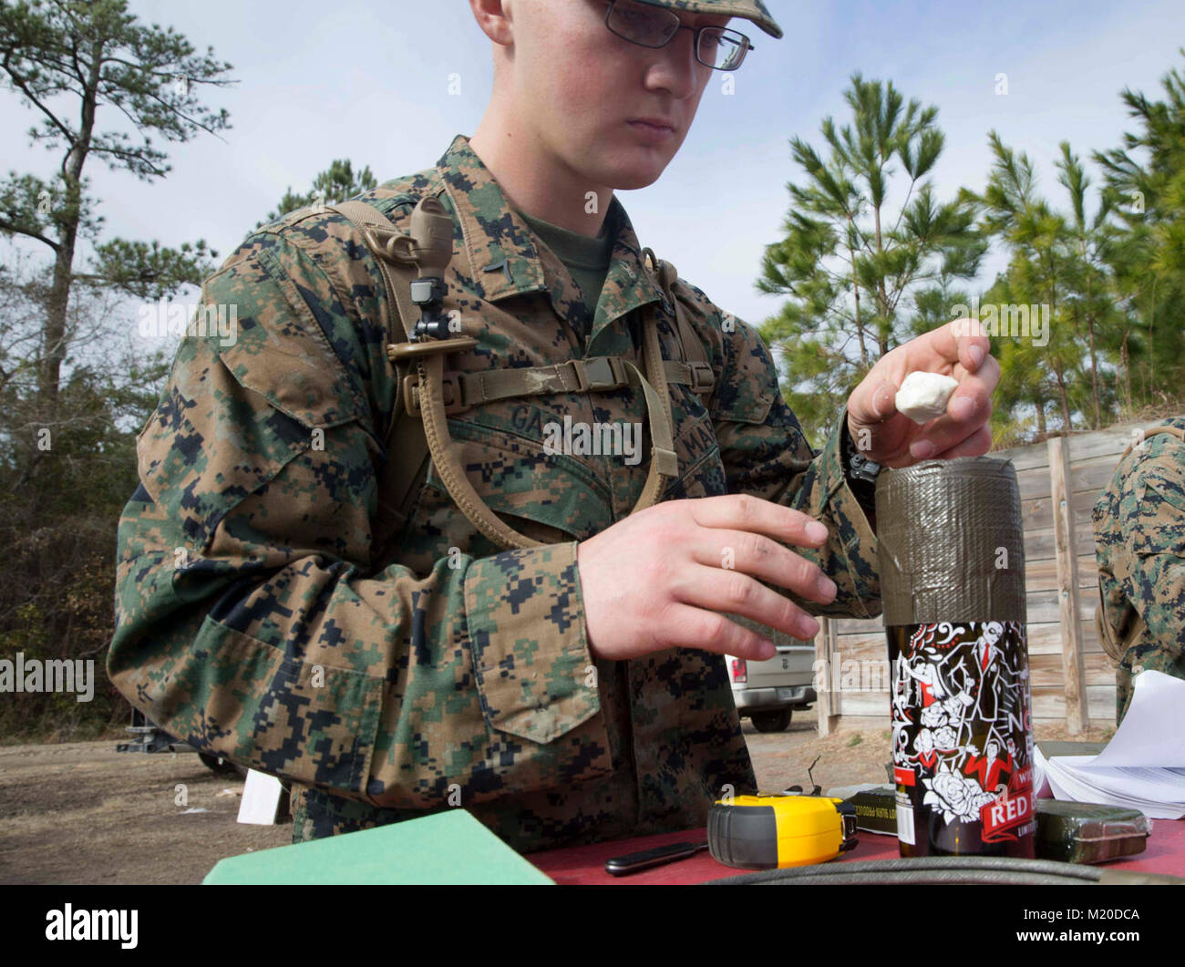 Pfc. Alex Gaskin, student in an Assaultman Course with Infantry ...
