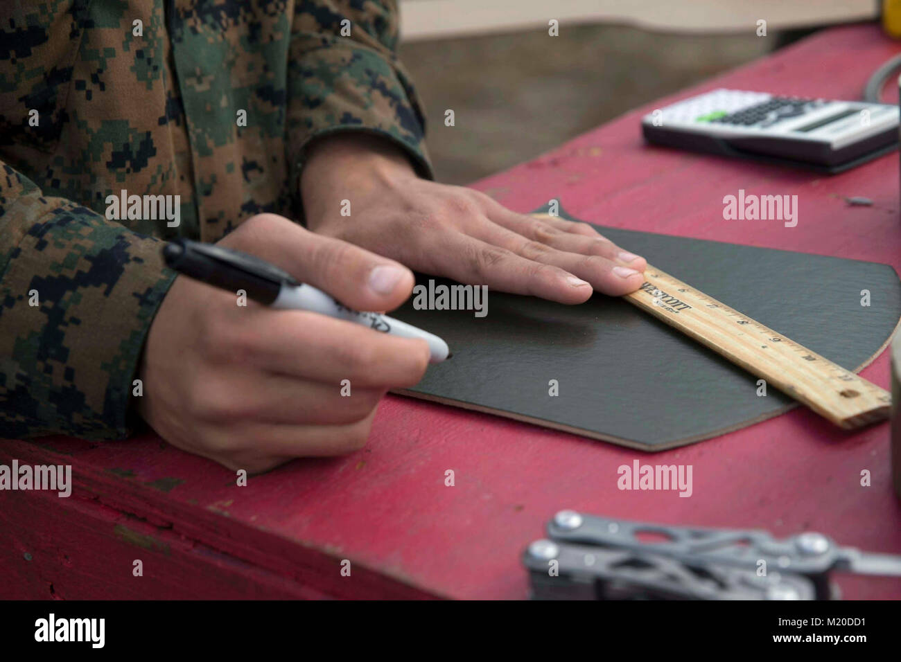A Marine in an Assaultman Course with Infantry Training Battalion ...
