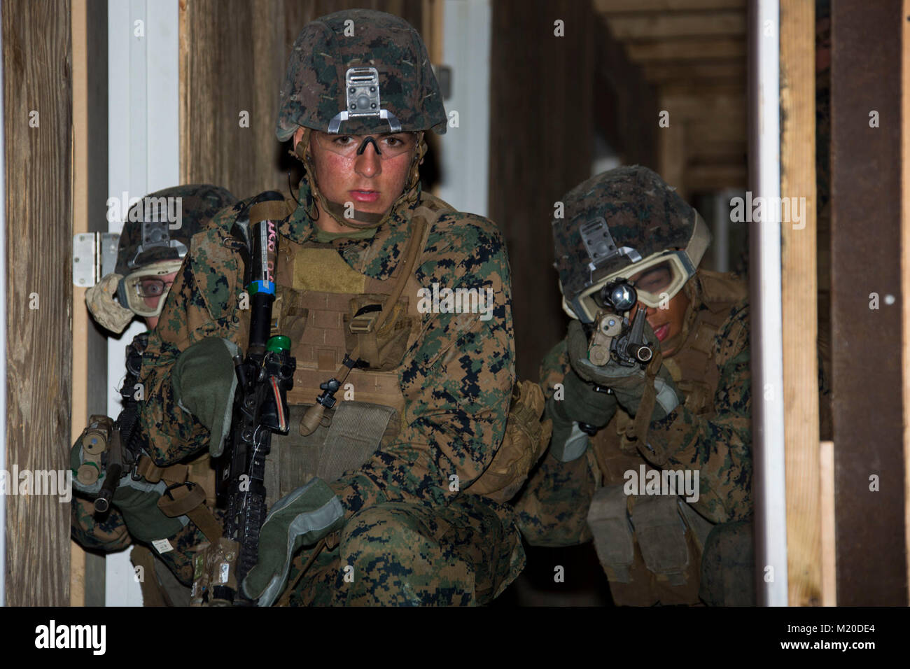 Marines in an Assaultman Course with the Infantry Training Battalion ...