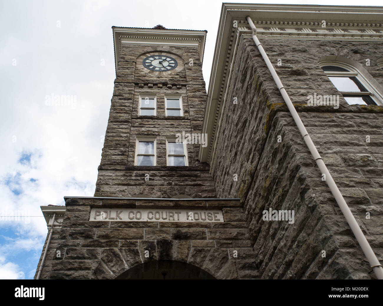 Polk County Courthouse in Dallas Oregon Stock Photo - Alamy