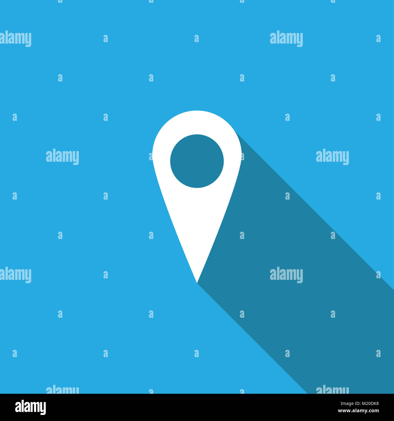 Pin map on white background , Vector Stock Photo - Alamy