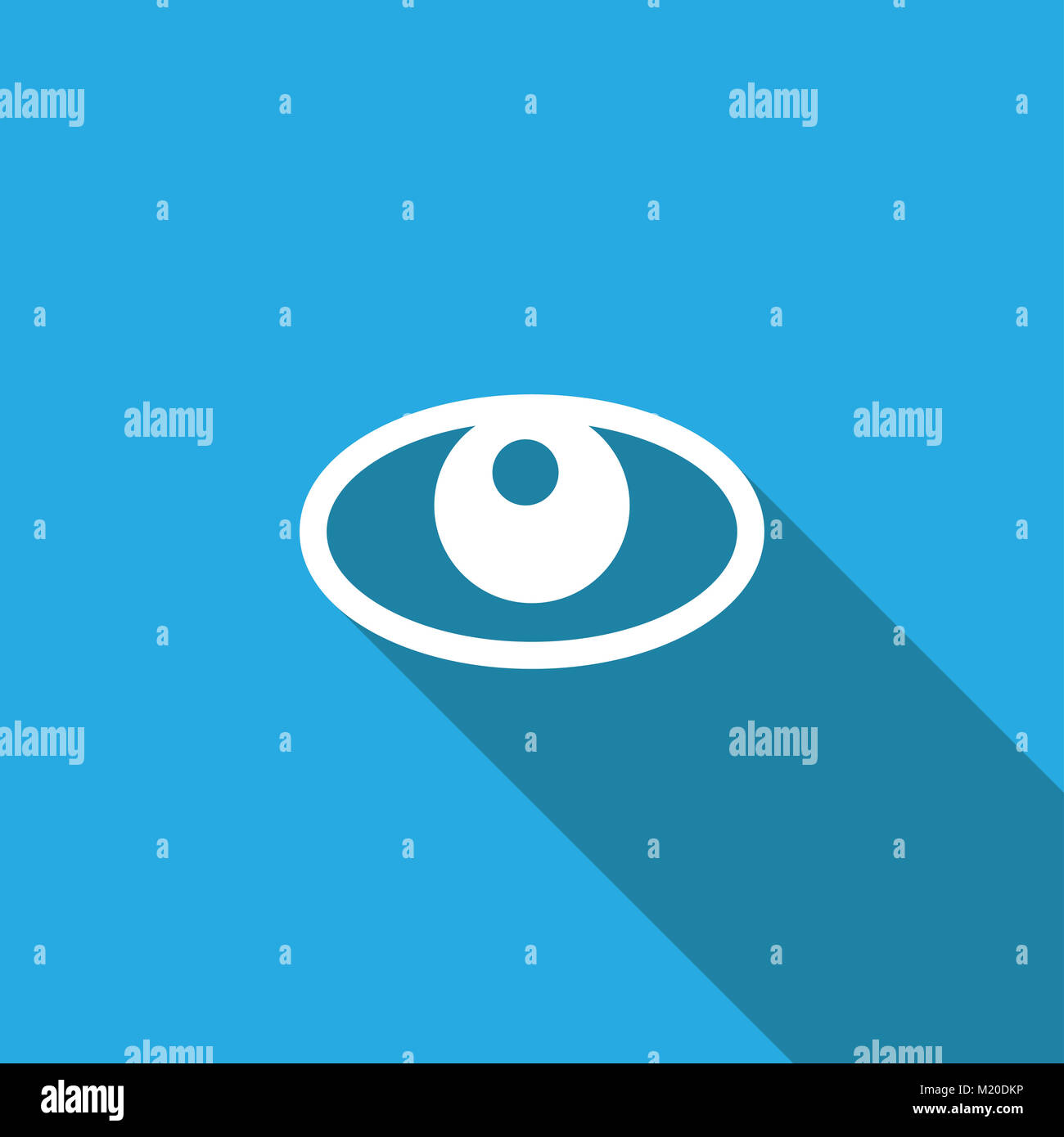 eye icon on white background , Vector Stock Photo - Alamy