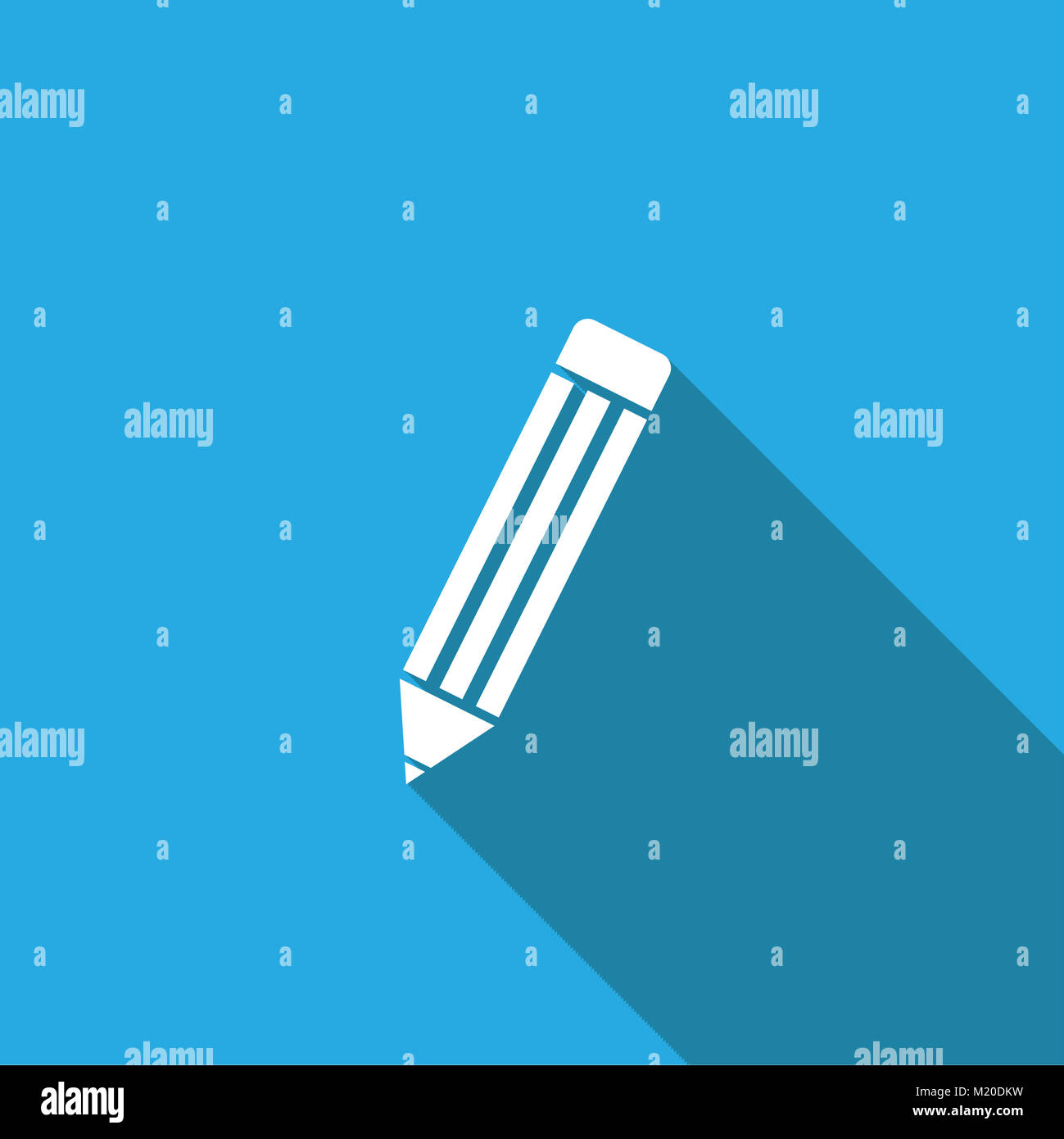 pencil icon Vector on the background , vector Stock Photo - Alamy
