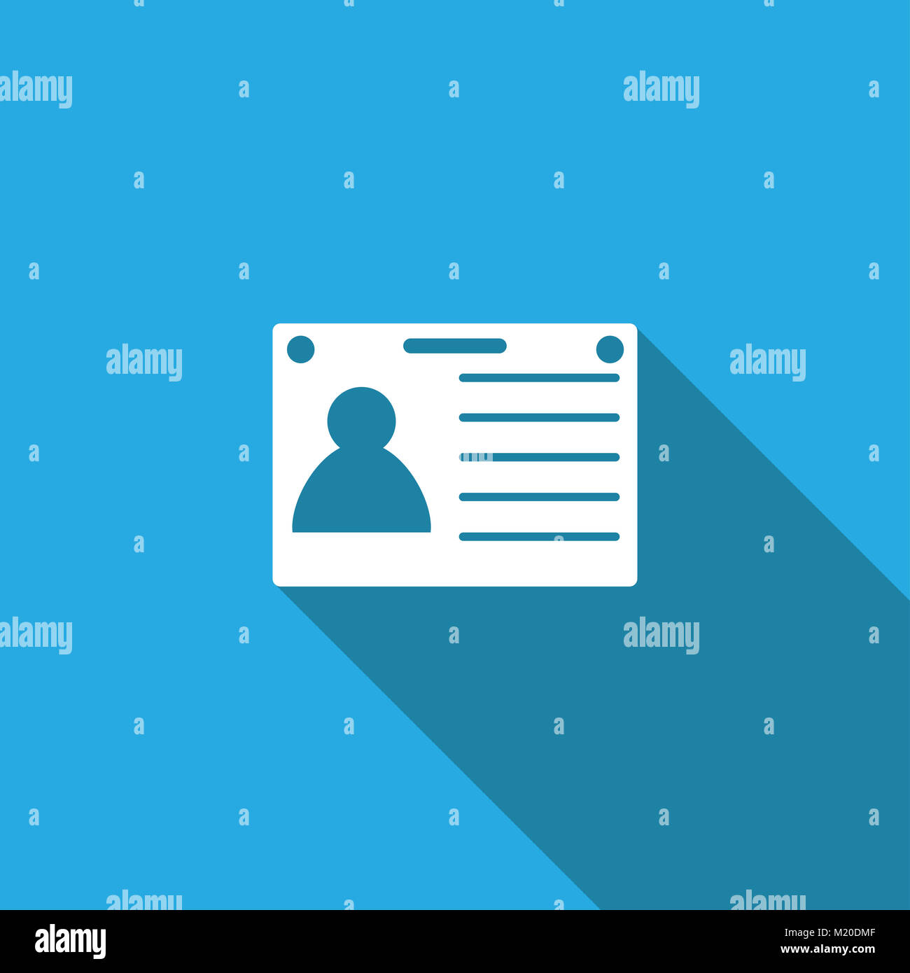 Employee id card icon vector hi-res stock photography and images - Alamy