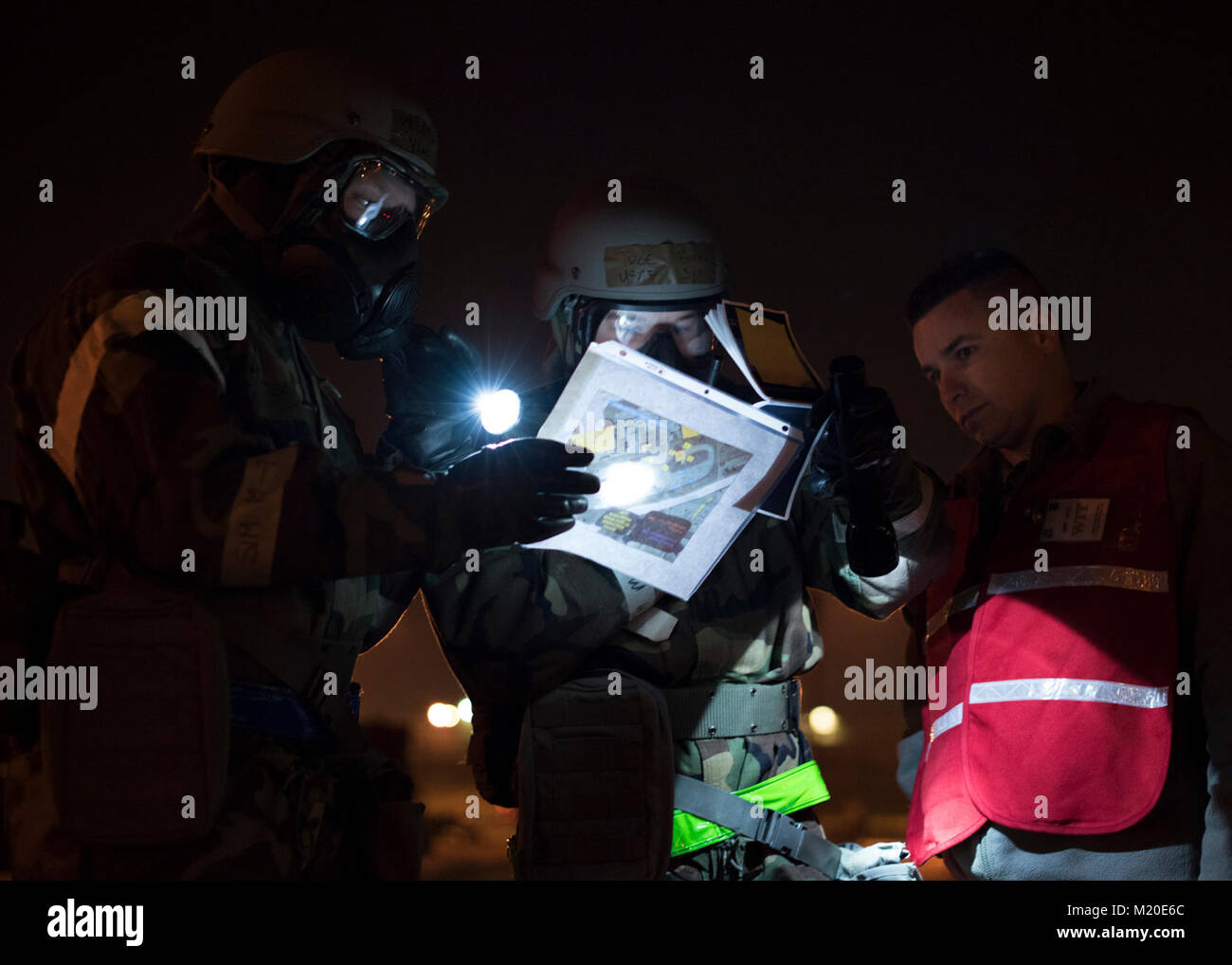 Senior Airman Barry Troe and Senior Airman Bradley Veley, 55th ...