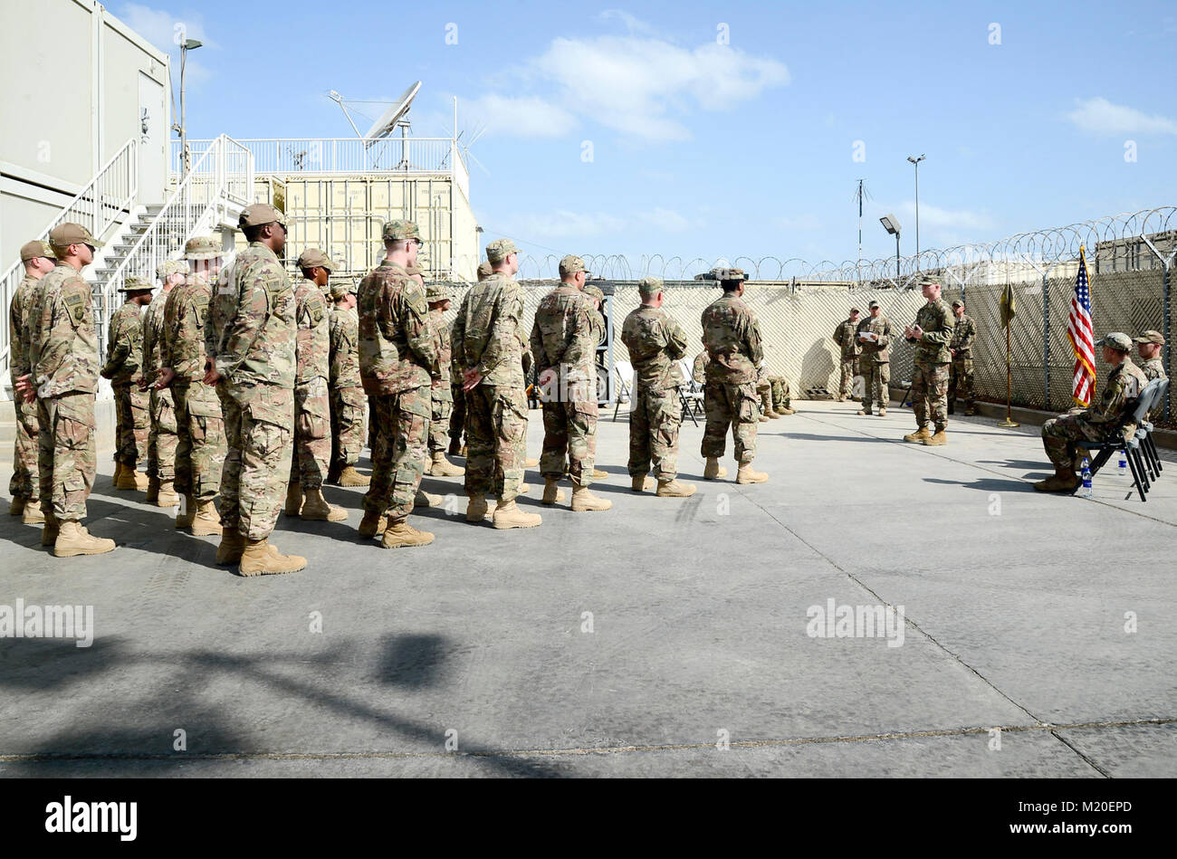 Airmen assigned to the 726th Expeditionary Air Base Squadron ...