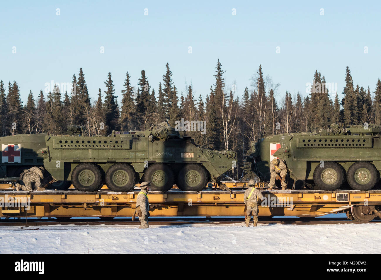 Soldiers assigned to the 1st Stryker Brigade Combat Team, 25th Infantry ...