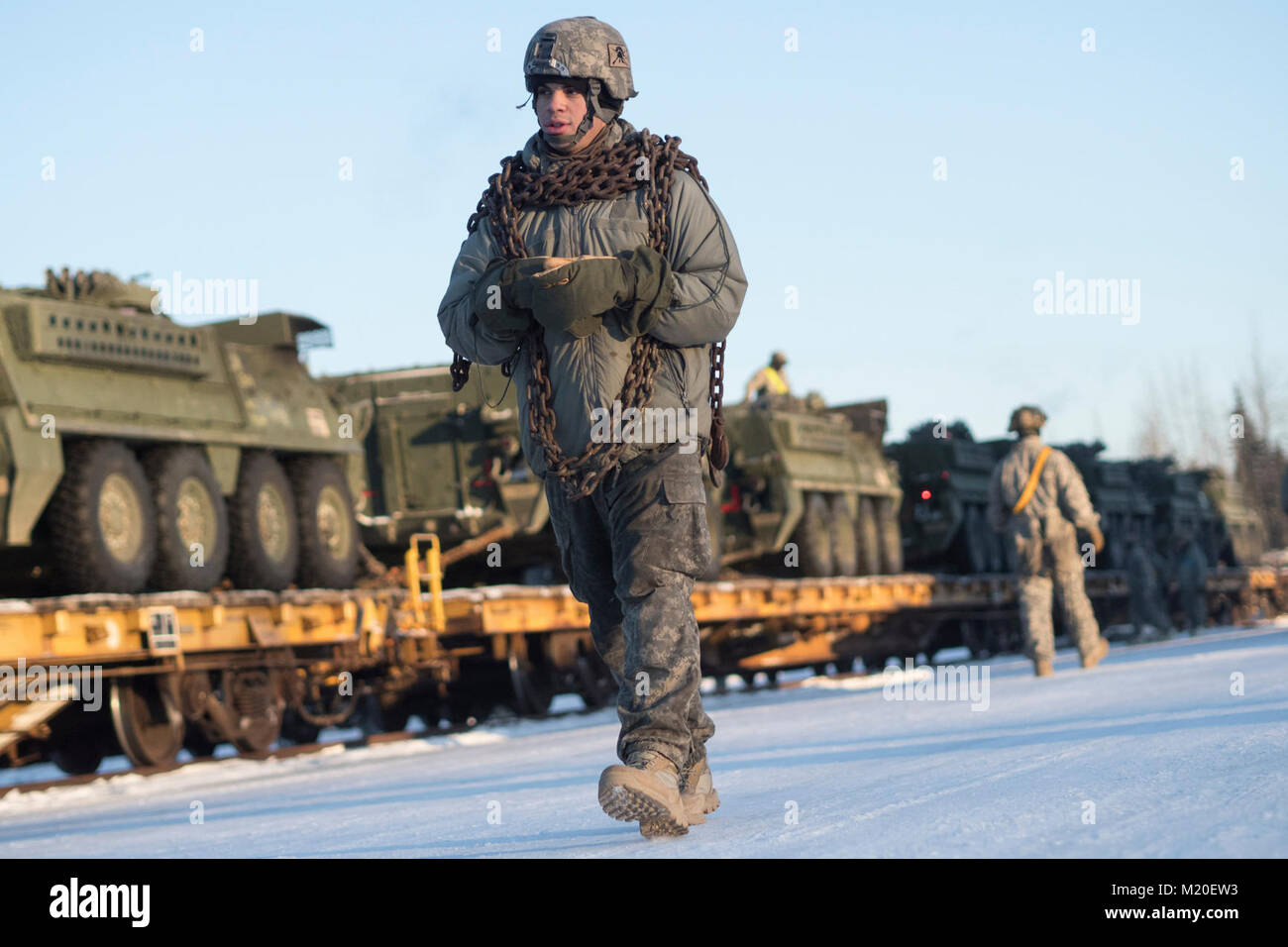 Soldiers assigned to the 1st Stryker Brigade Combat Team, 25th Infantry ...