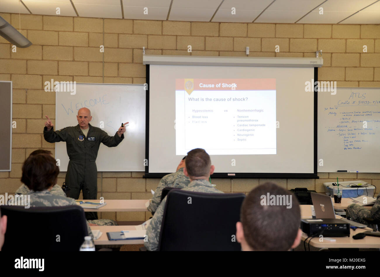 U.S. Air Force Col. Louis Perino, commander of the 116th Medical Group ...