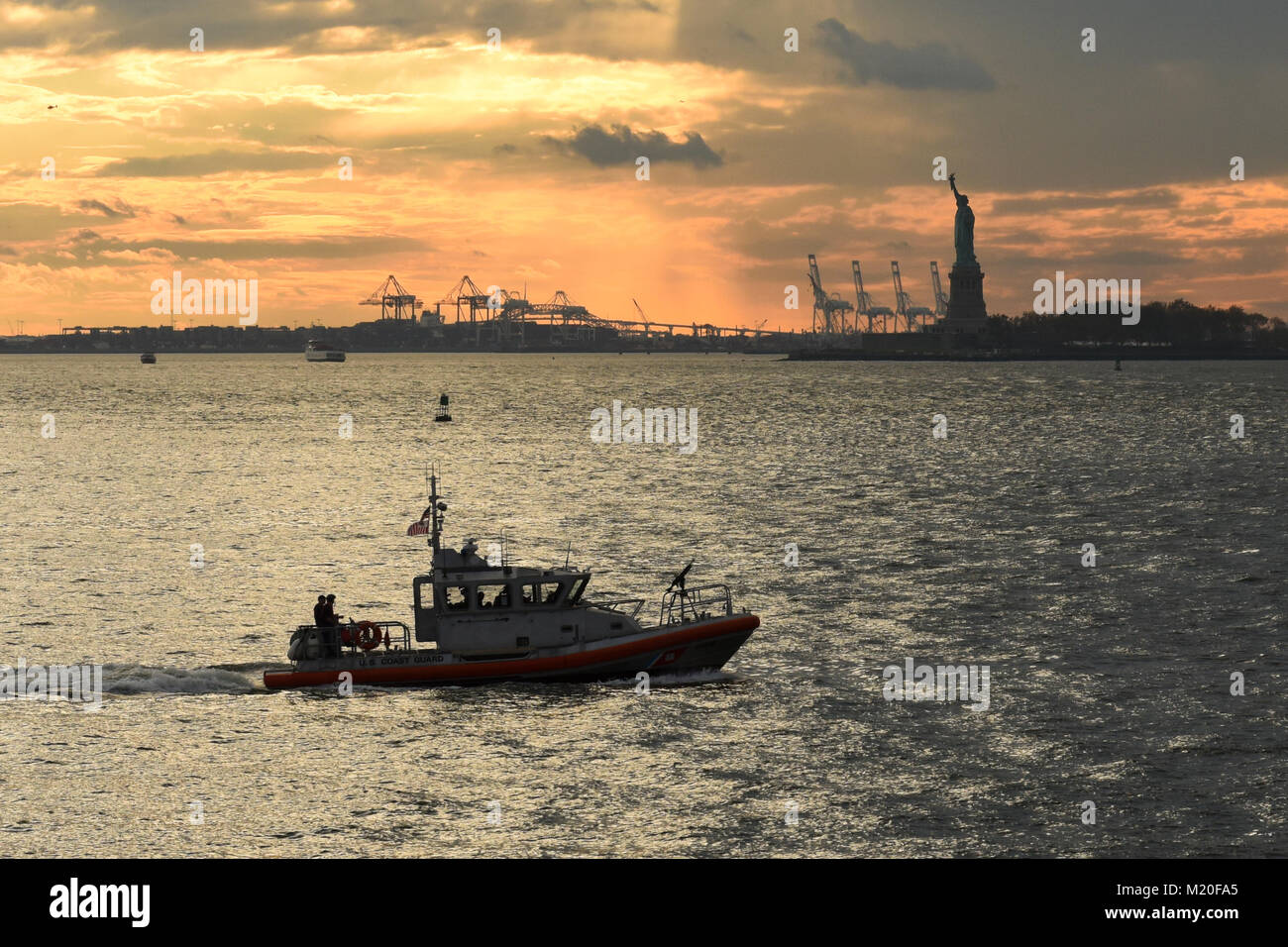 A Coast Guard 45-foot Response Boat-Medium from Station New York ...