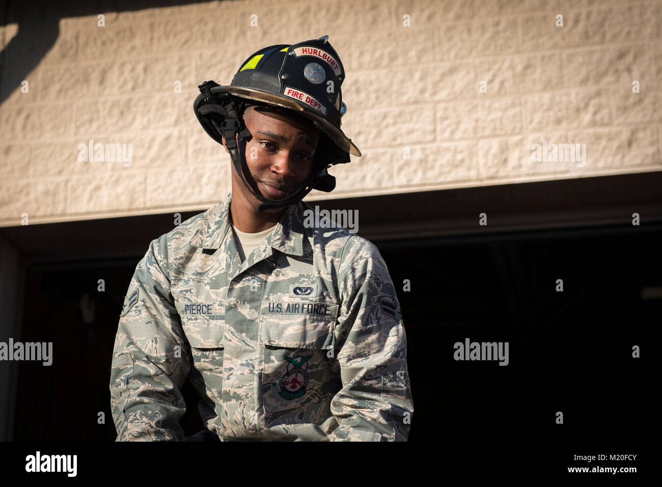 Firefighters with the 1st Special Operations Civil Engineer Squadron ...