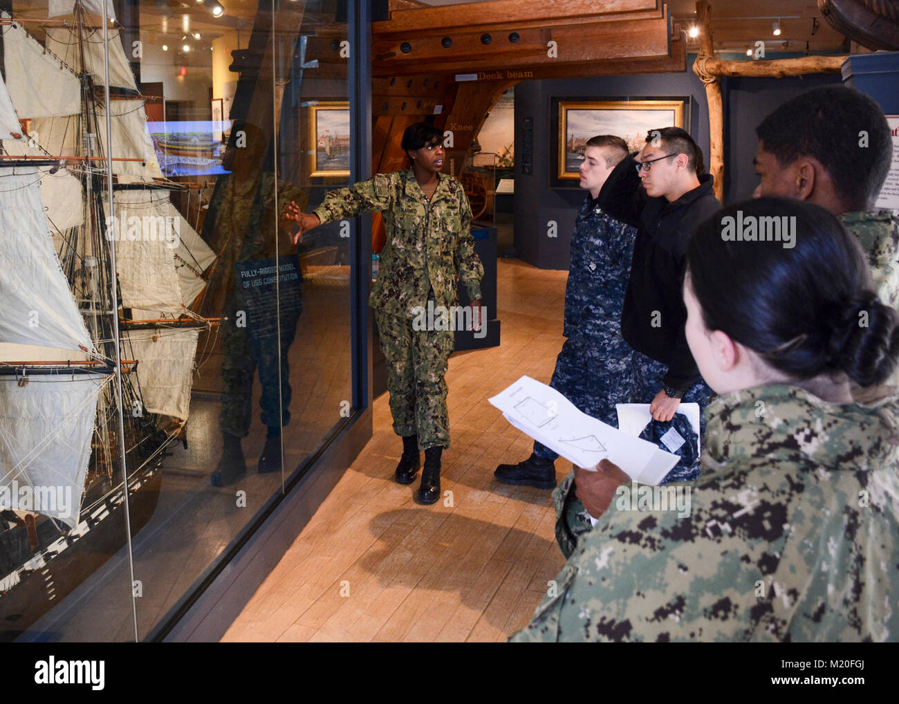 (Jan. 31, 2018) Boatswain’s Mate 1st class Amber Harned, assigned to ...