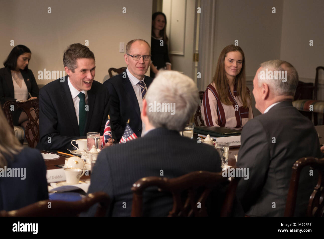 Defense Secretary James N. Mattis meets with the United Kingdom’s ...