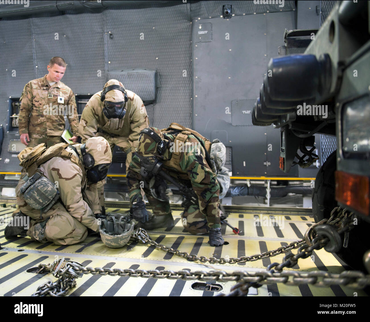 Members assigned to the 621st Contingency Response Wing secure a ...