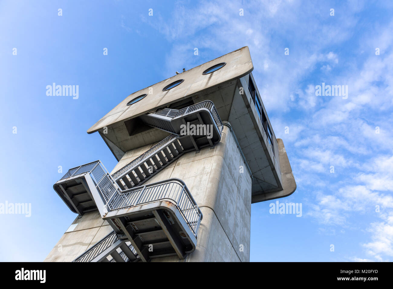 Iwabuchi Water Gate (blue); Kita, Tokyo Stock Photo - Alamy
