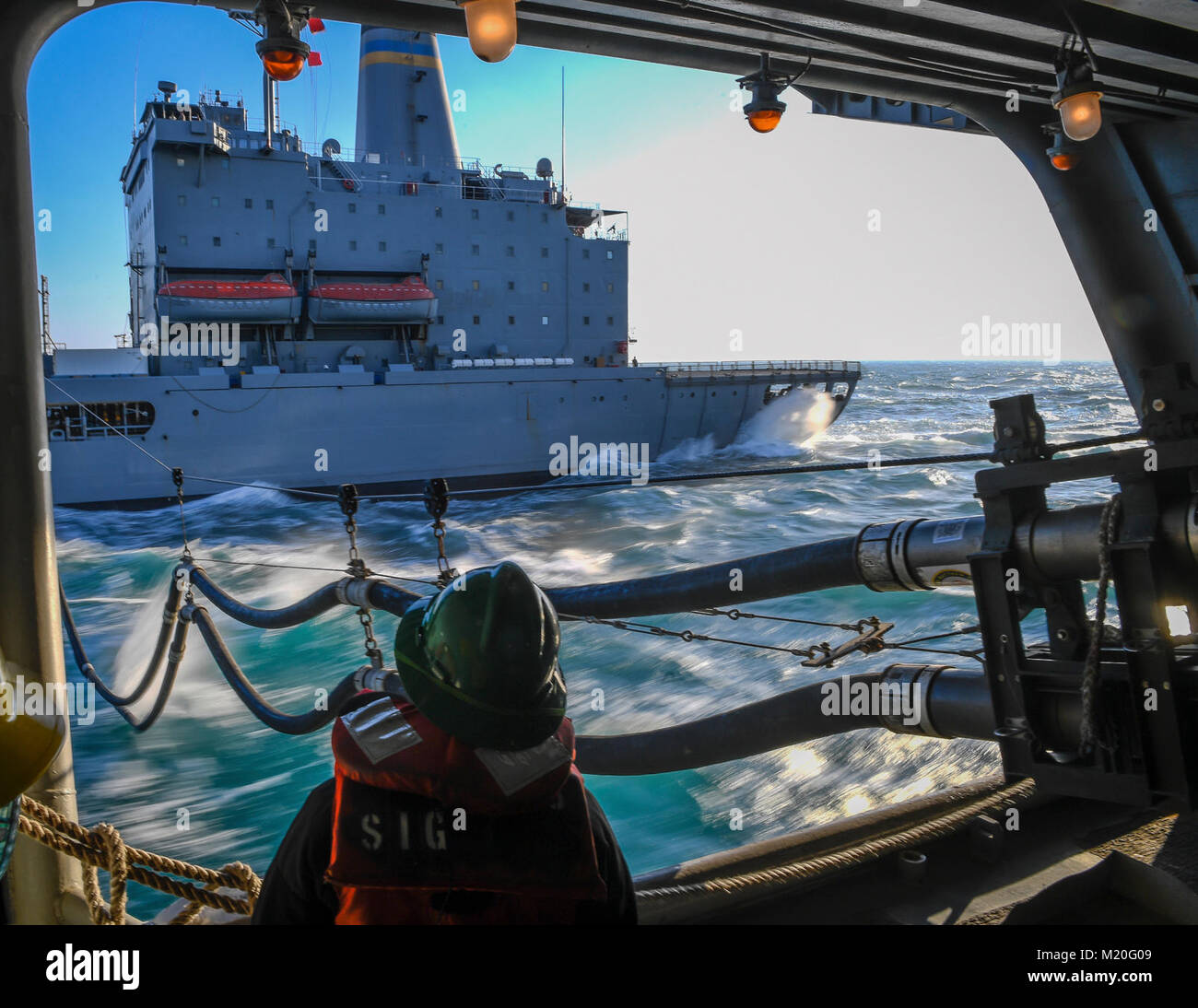 ARABIAN GULF (Feb. 1, 2018) The fleet replenishment oiler USNS ...