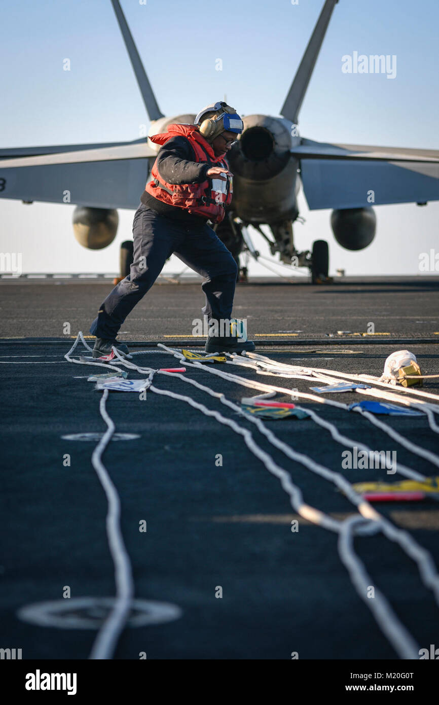 ARABIAN GULF (Feb. 1, 2018) Boatswain’s Mate Seaman Kayla Bryant ...