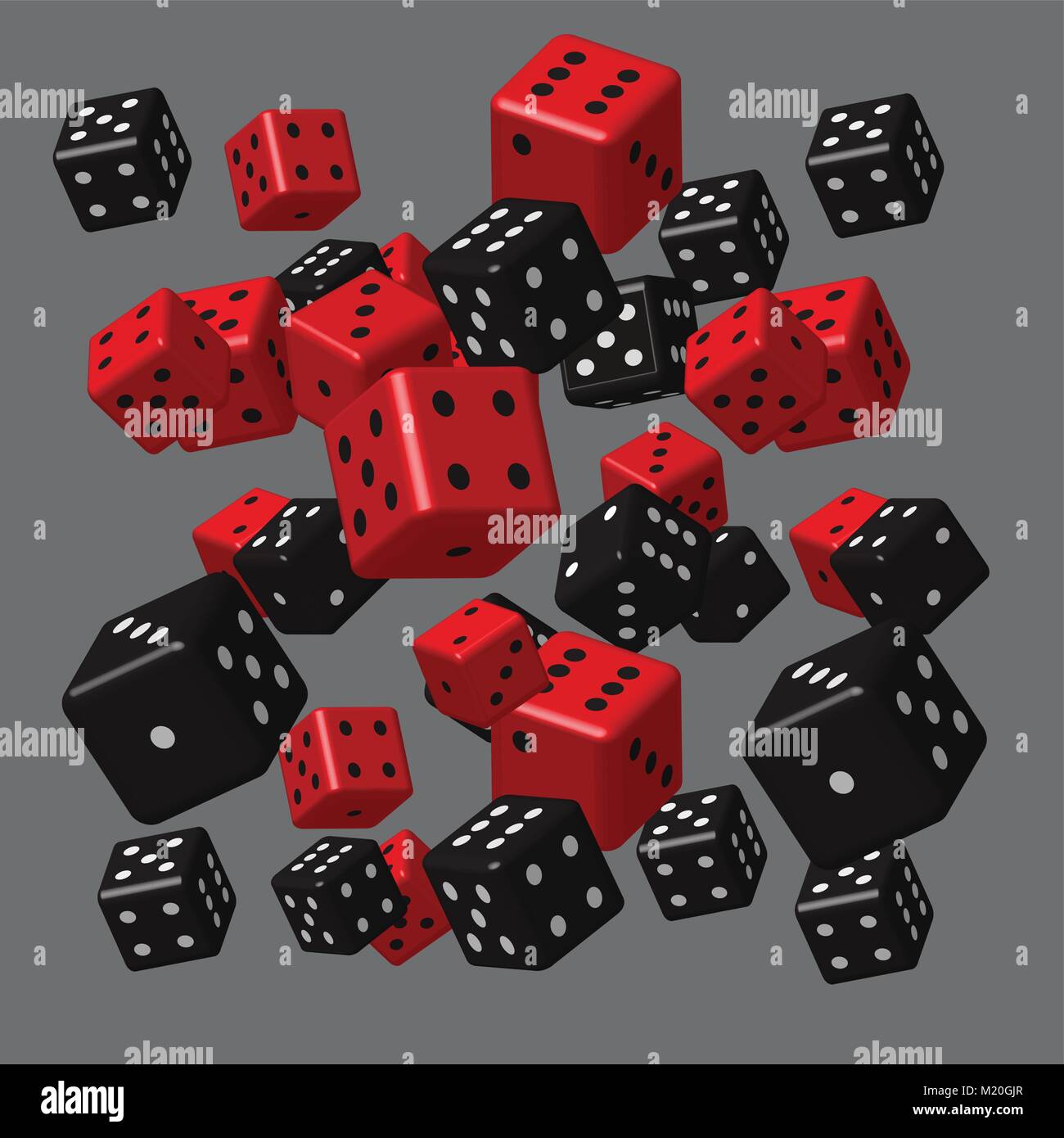 Red And Black Dice Stock Photos & Red And Black Dice Stock Images - Alamy