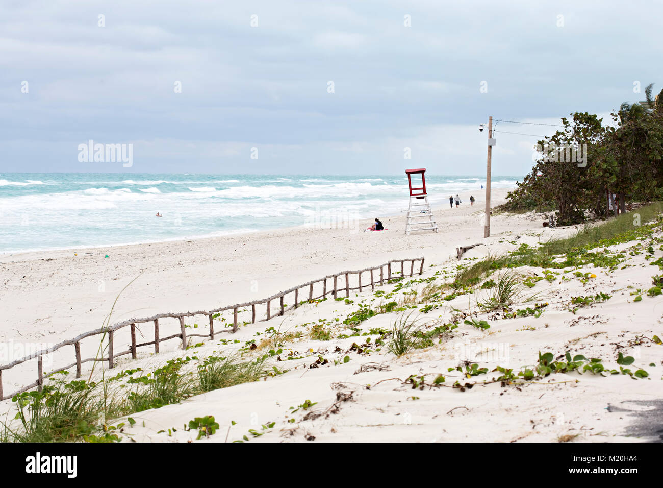 Varadero white sand beach, Cuba Stock Photo - Alamy