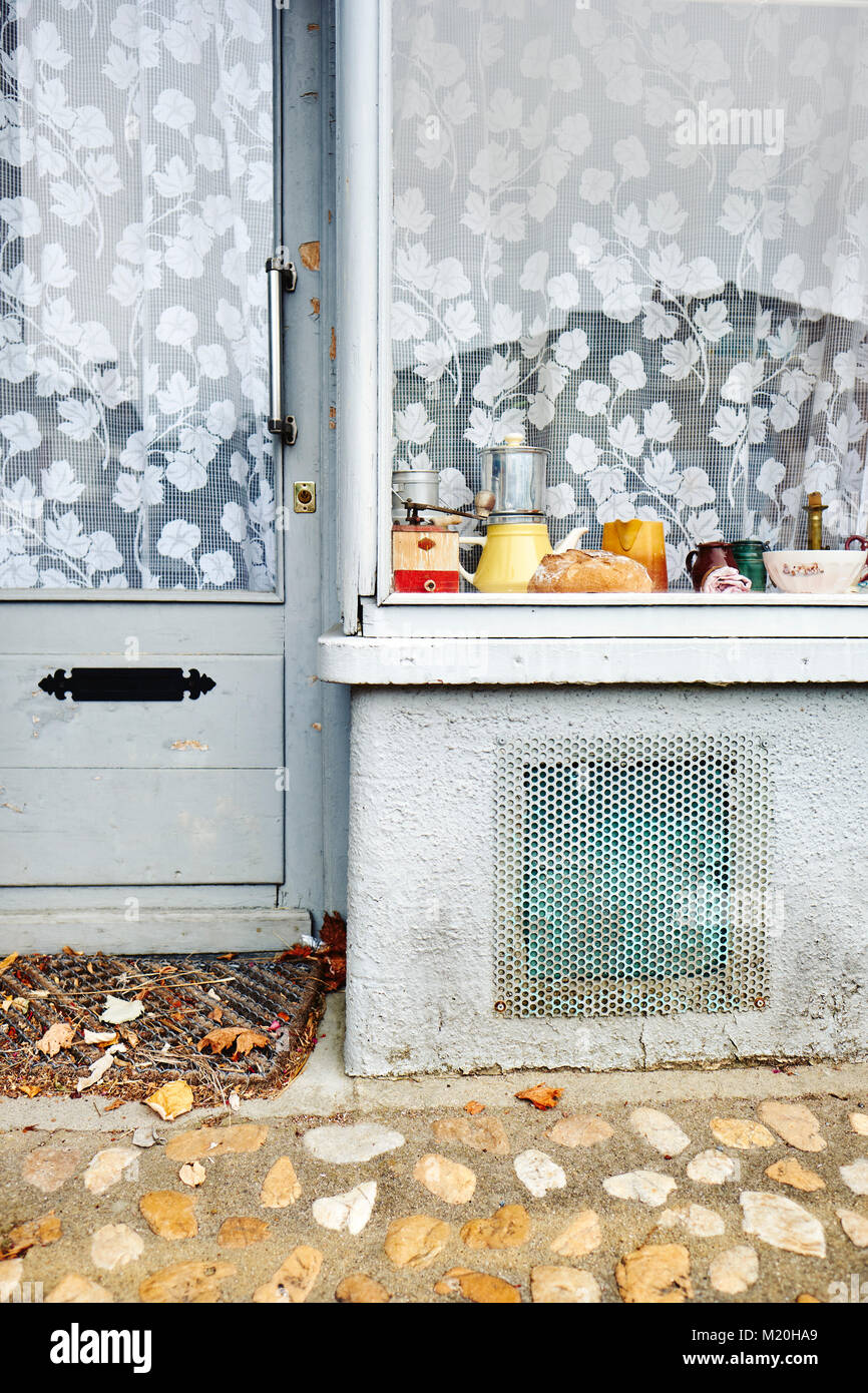 Window of village hi-res stock photography and images - Alamy