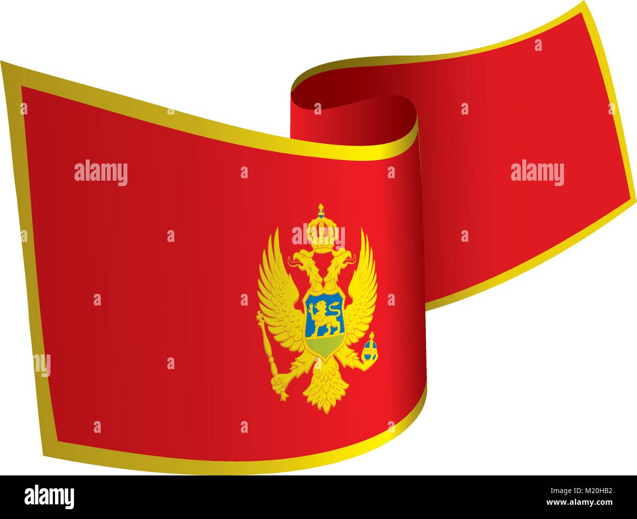 montenegro flag, vector illustration Stock Vector Image & Art - Alamy