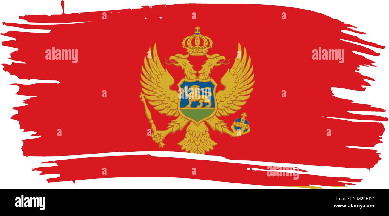 montenegro flag, vector illustration Stock Vector Image & Art - Alamy