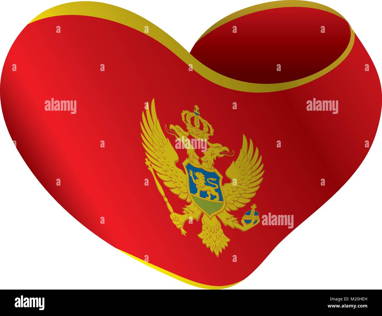 montenegro flag, vector illustration Stock Vector Image & Art - Alamy