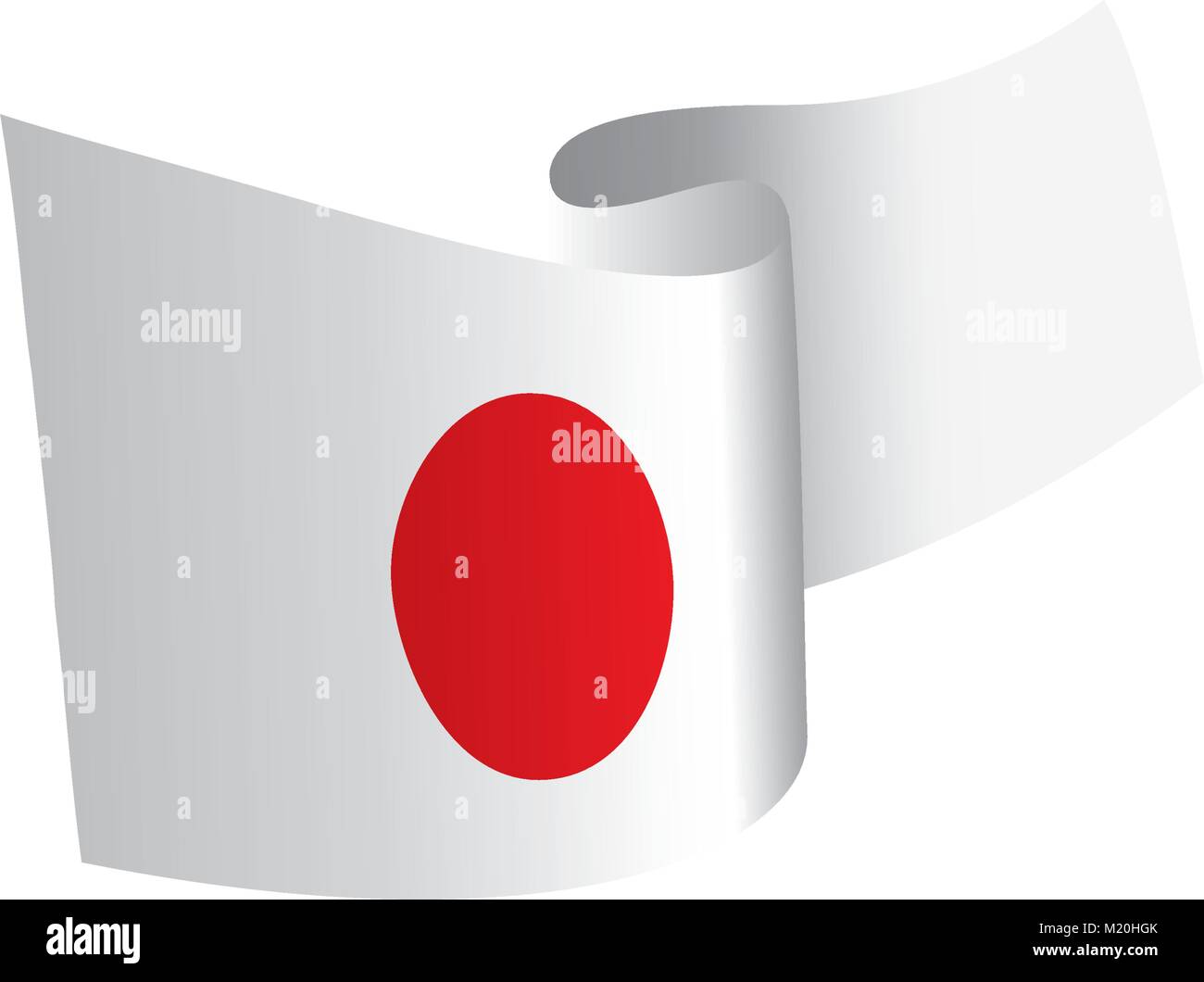 Japan flag, vector illustration Stock Vector Image & Art - Alamy