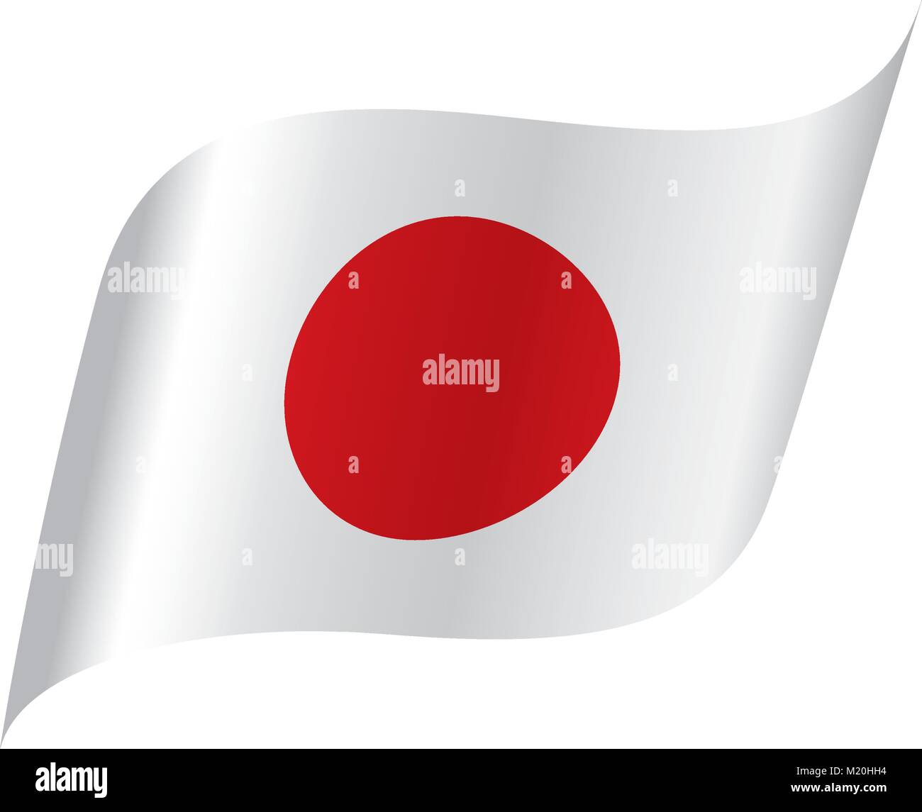 Japan flag, vector illustration Stock Vector Image & Art - Alamy