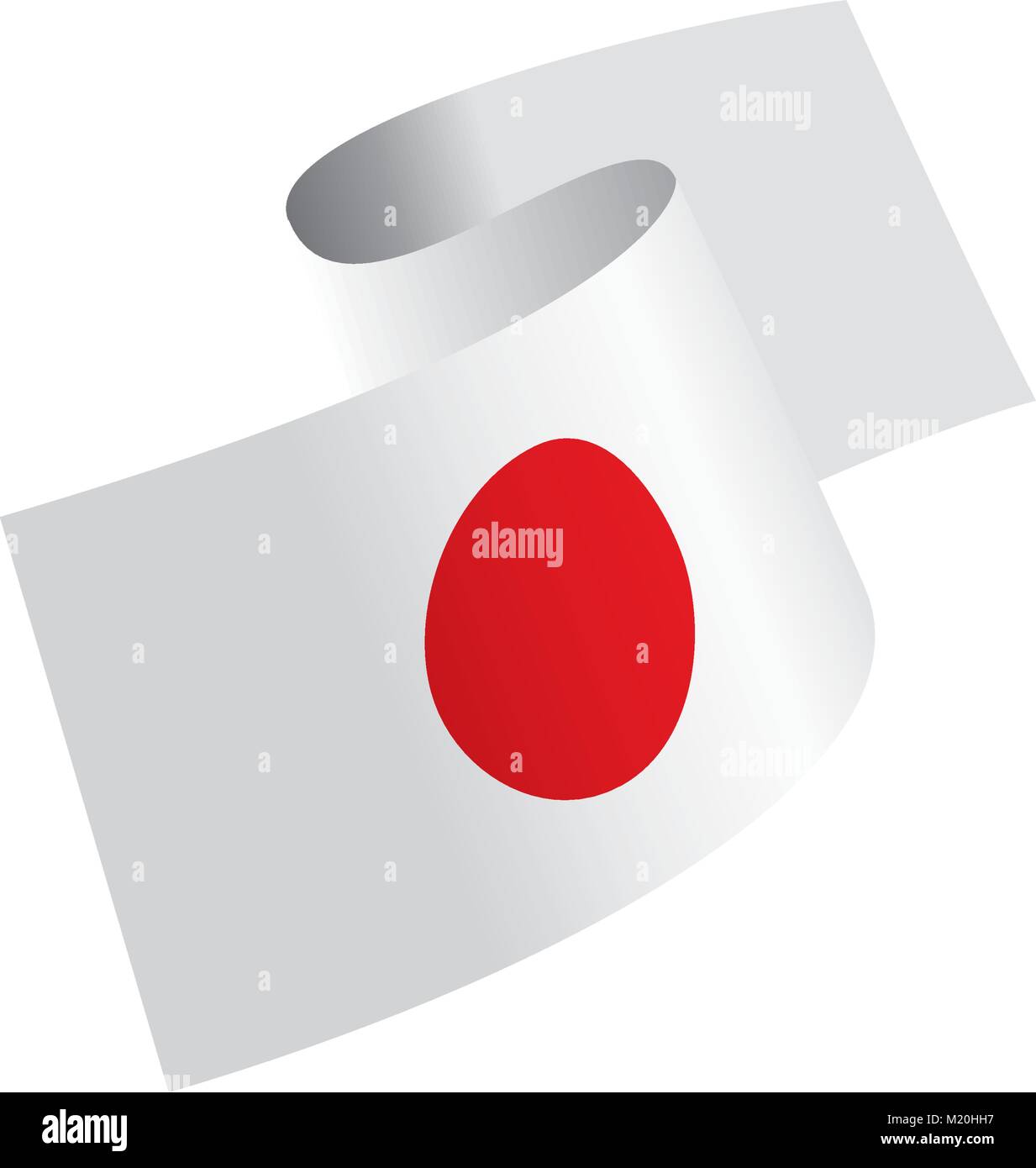 Japan flag, vector illustration Stock Vector Image & Art - Alamy