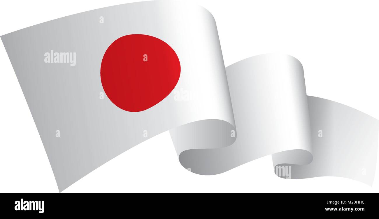 Japan flag, vector illustration Stock Vector Image & Art - Alamy